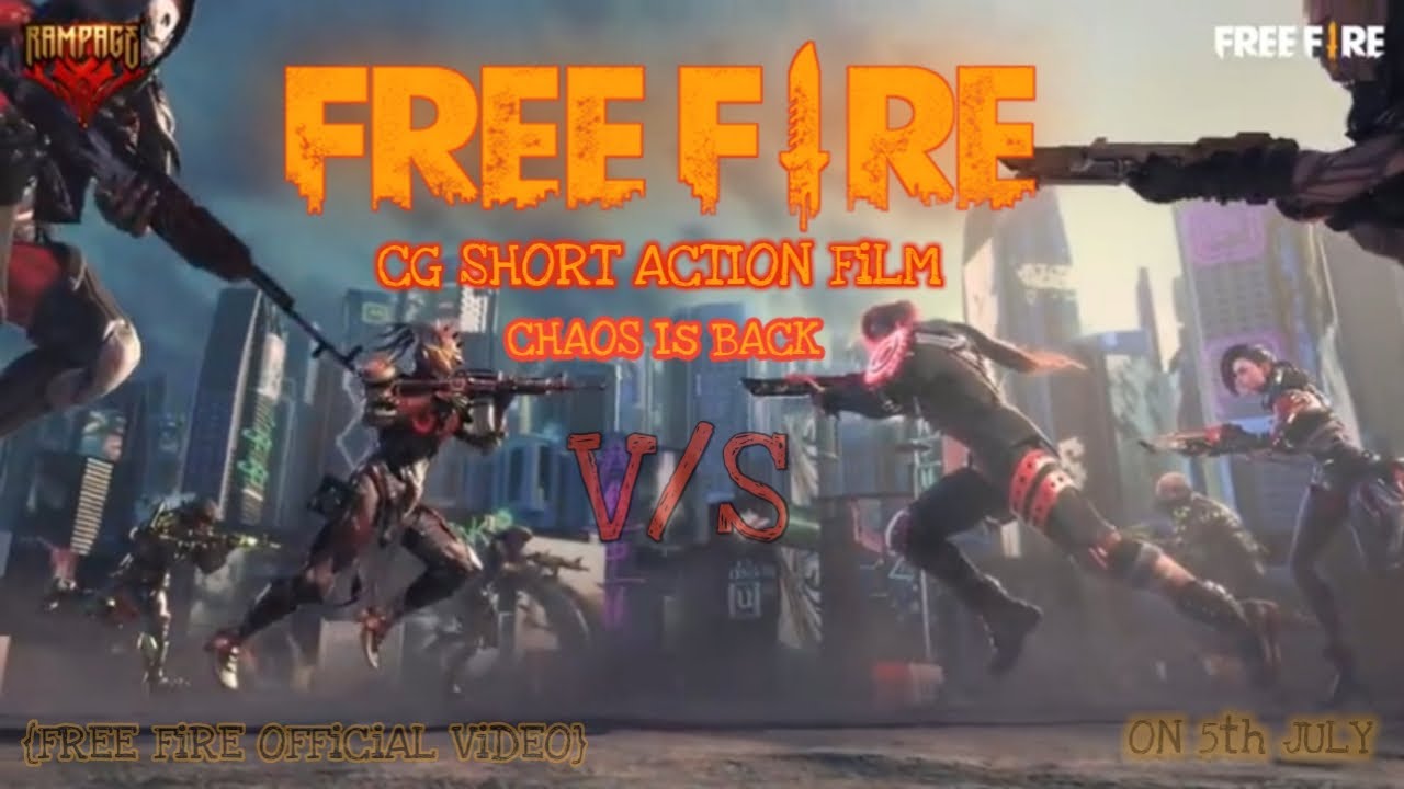 CHAOS iS BACK// FREE FiRE OFFiCiAL CG SHORT ACTiON FiLM// - YouTube