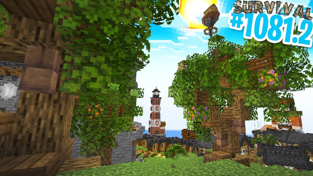 COSTRUISCO ALBERI CUSTOM - Minecraft ITA SURVIVAL #1081.2 - YouTube