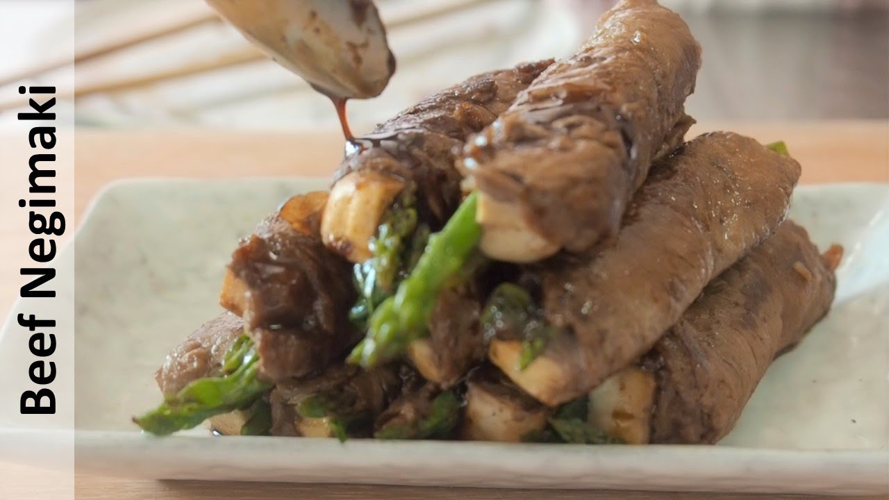 Beef Negimaki - YouTube