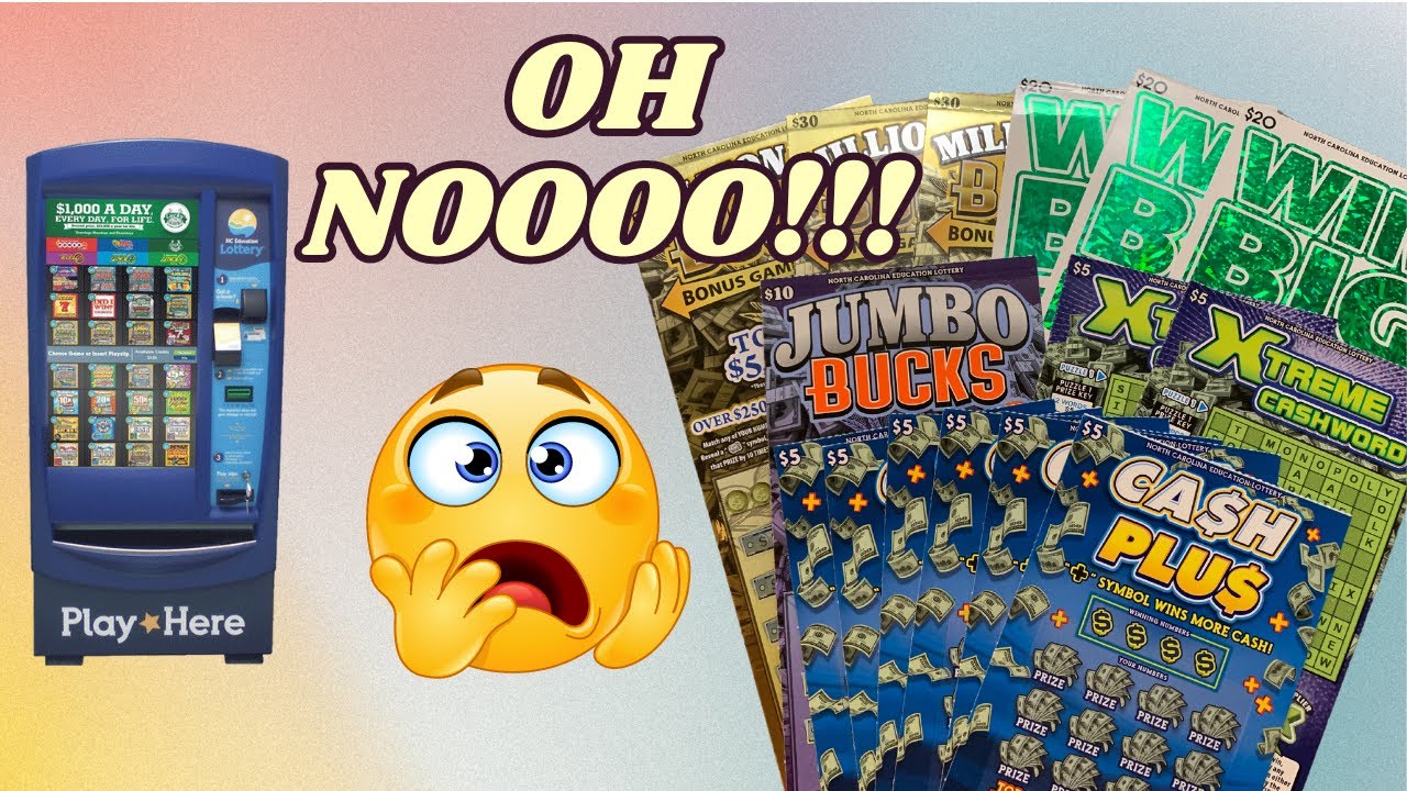 North Carolina $200 New Ticket Mix From Vending Machine - YouTube