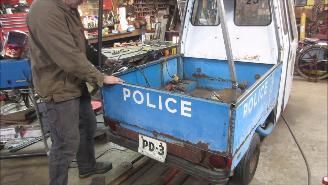 frame build cushman meter maid - YouTube