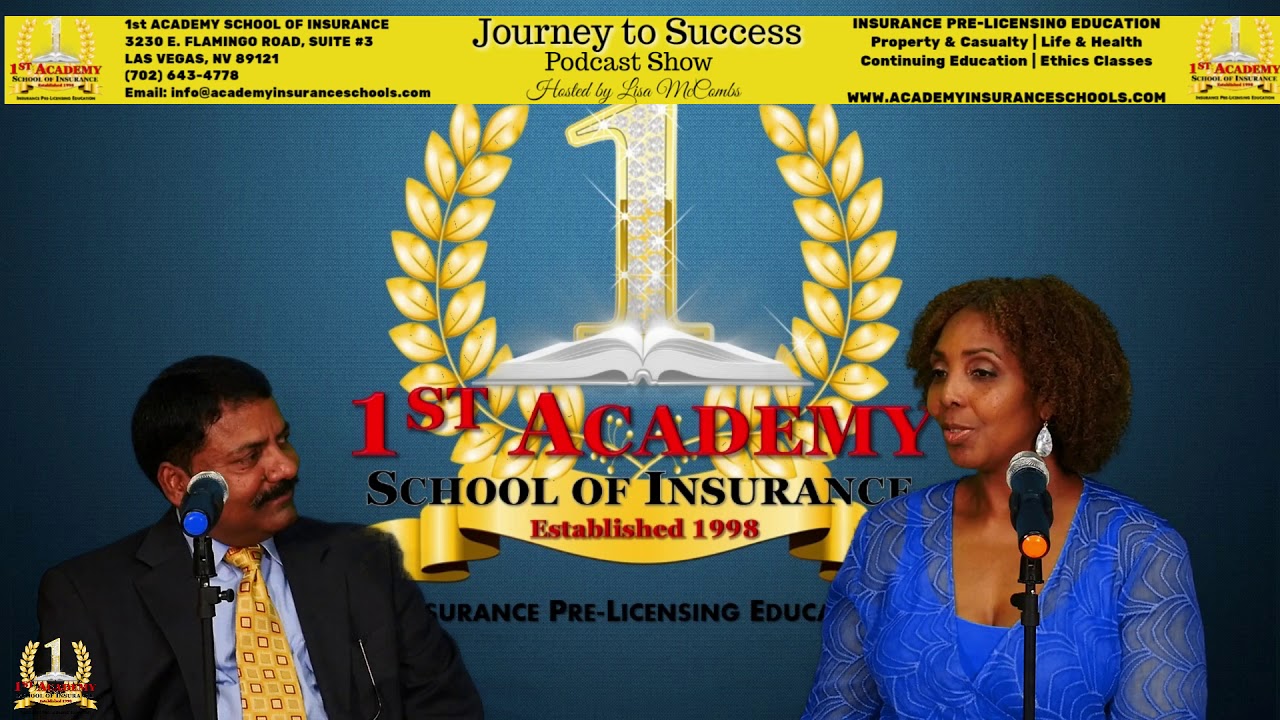 1st Academy School of Insurance Podcast w/ Lisa McCombs interview Ram ...