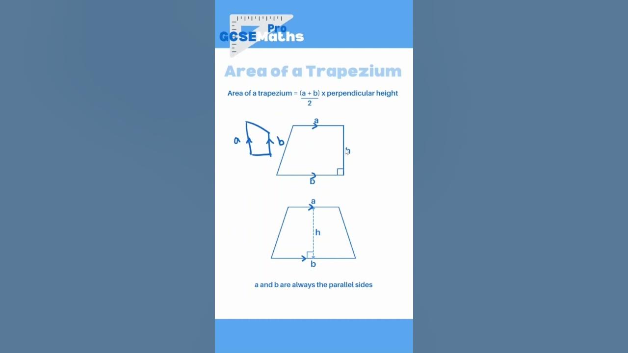 Area of Trapezium #gcsemaths #maths #area #geometry #algebra #passmaths ...