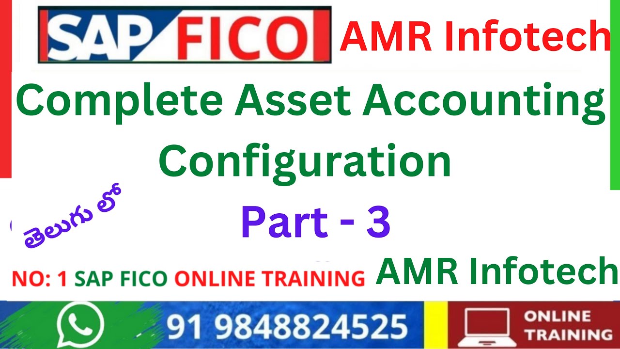 Complete Asset Accounting Configuration In Telugu SAP FICO PART 3 complete-asset-accounting-configuration-in-telugu-sap-fico-part-3