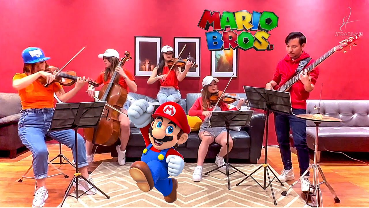MARIO BROS THEME | Stradivari String Quartet - YouTube