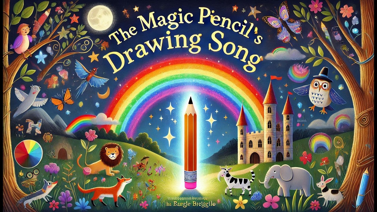 The Magic Pencil’s Drawing Song | Fun and Creative Children’s Rhyme ...