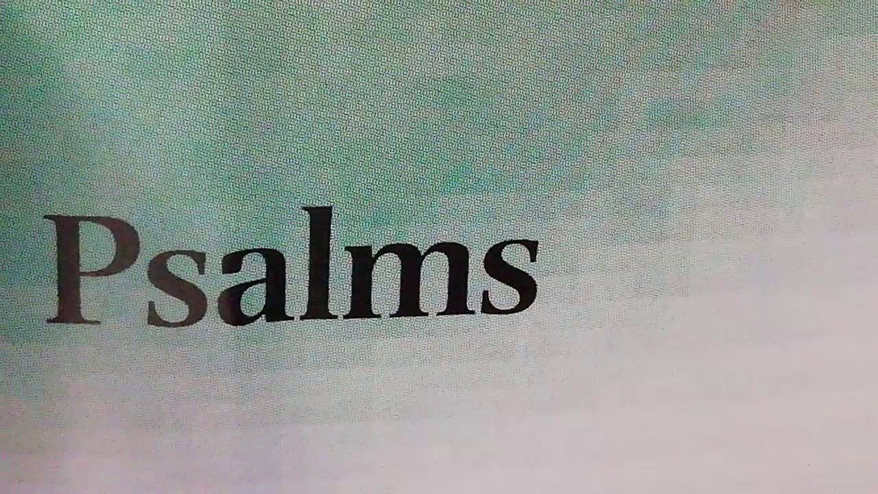 Psalm 58 YouTube psalm-58-youtube