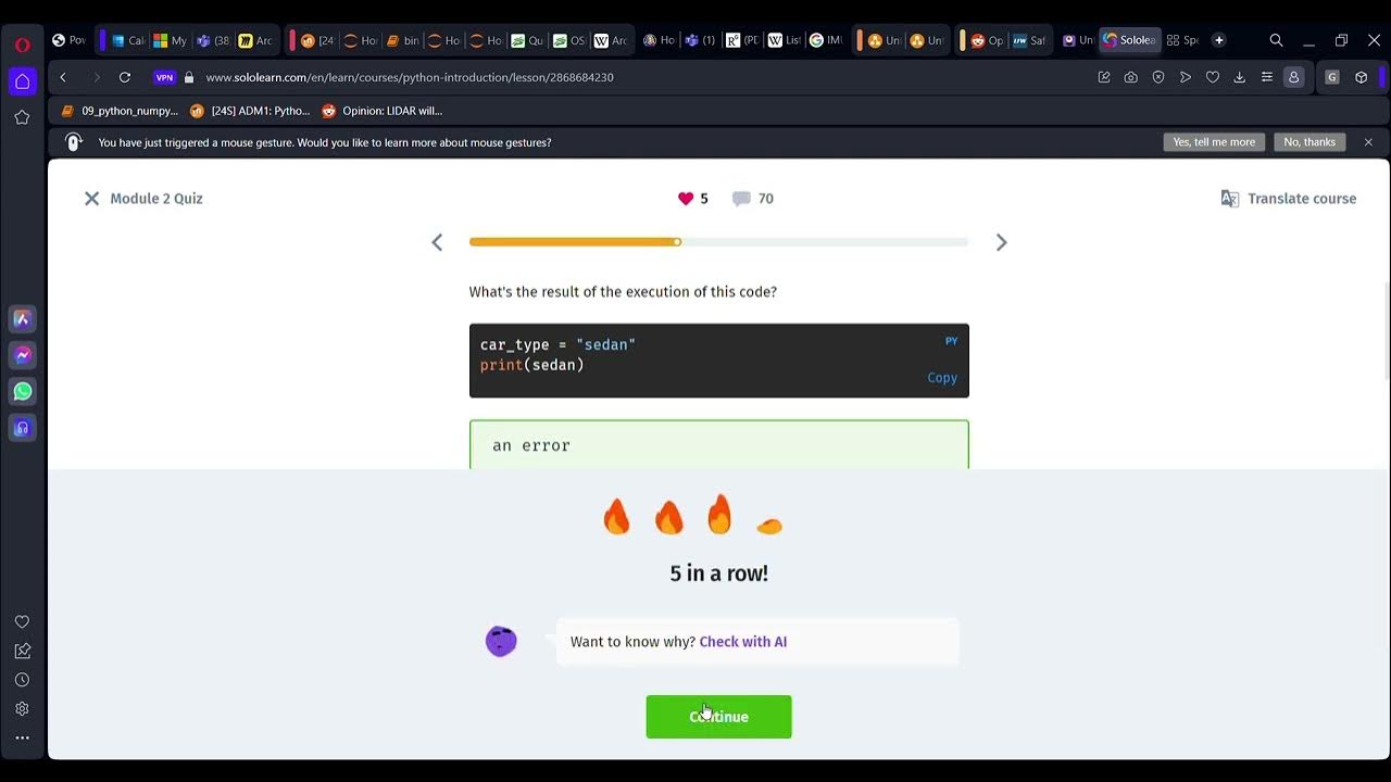17 Module 2 Quiz | Introduction to Python | Sololearn - YouTube