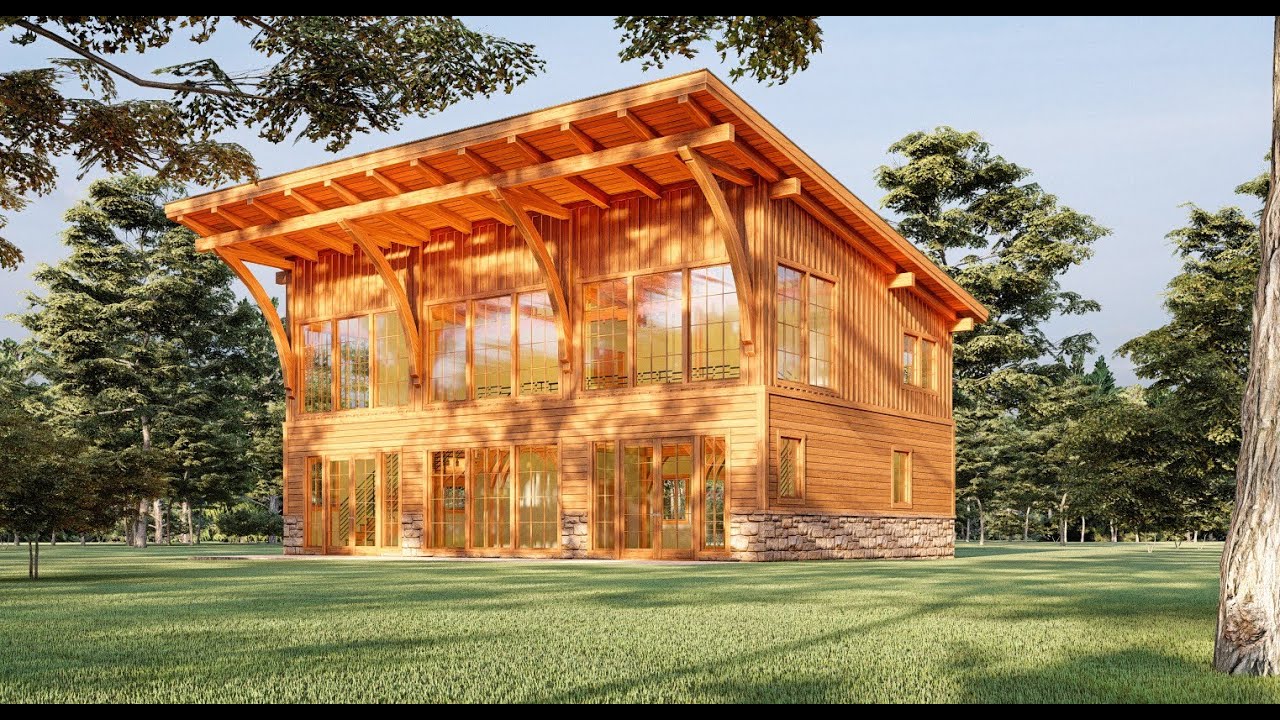 EnVision Timber Design - Yellow Stone Mass Timber Office - Timber Frame ...