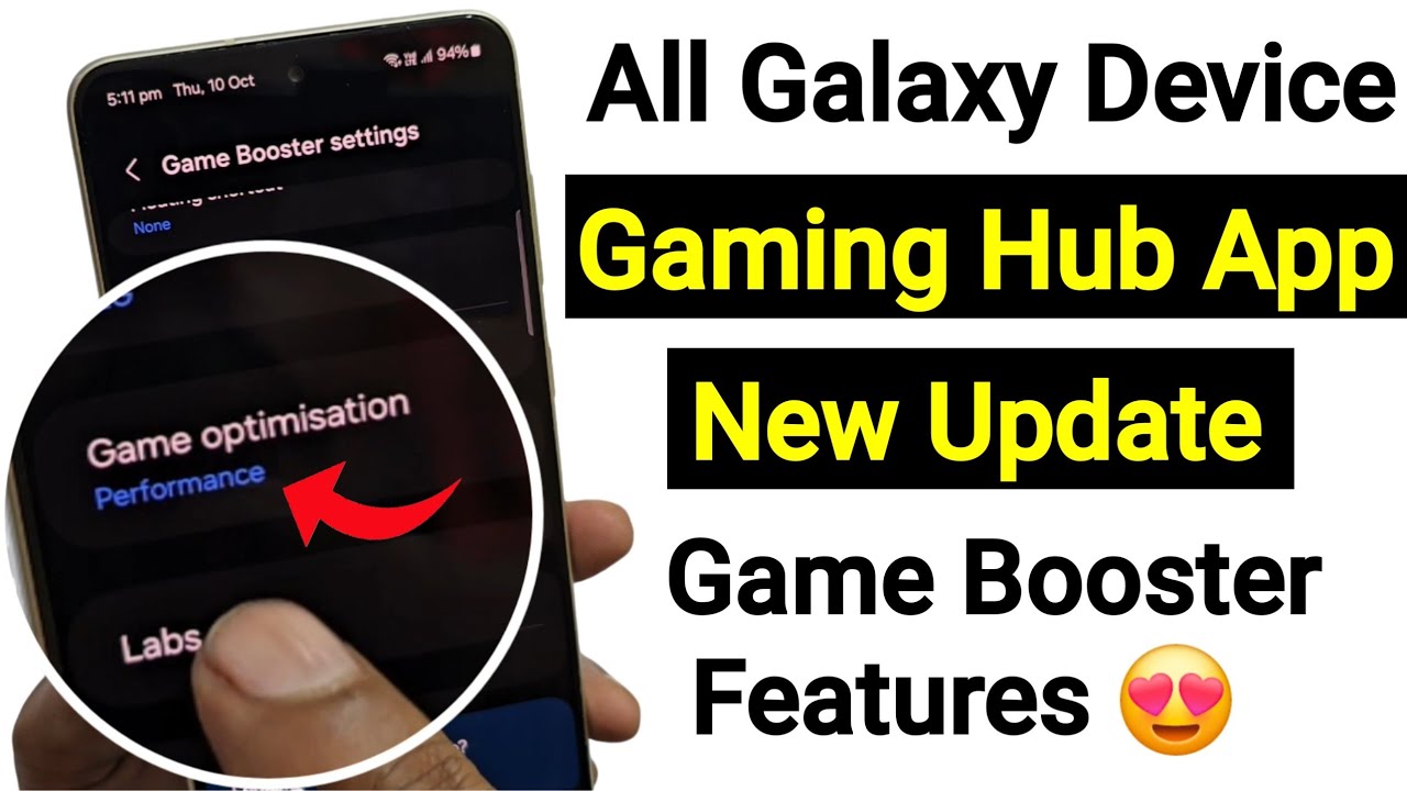 Samsung Galaxy Device: New Update and Features for the Gaming Hub App ...