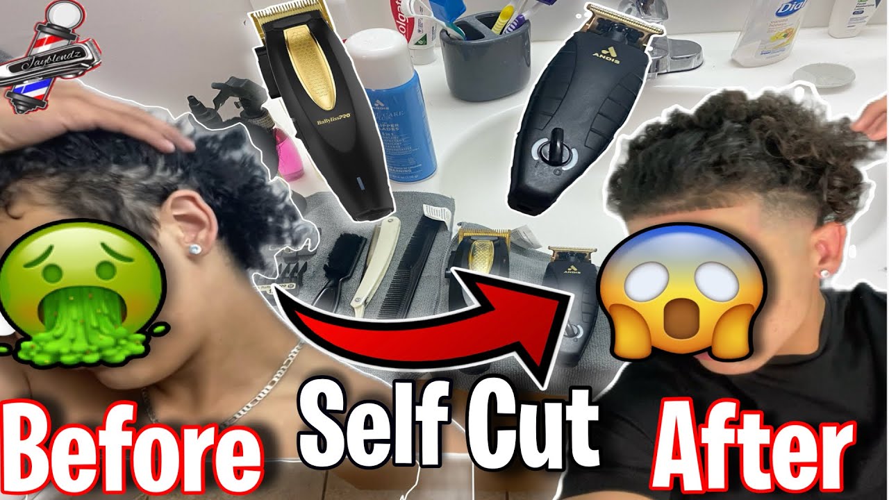 High Taper self cut tutorial - YouTube