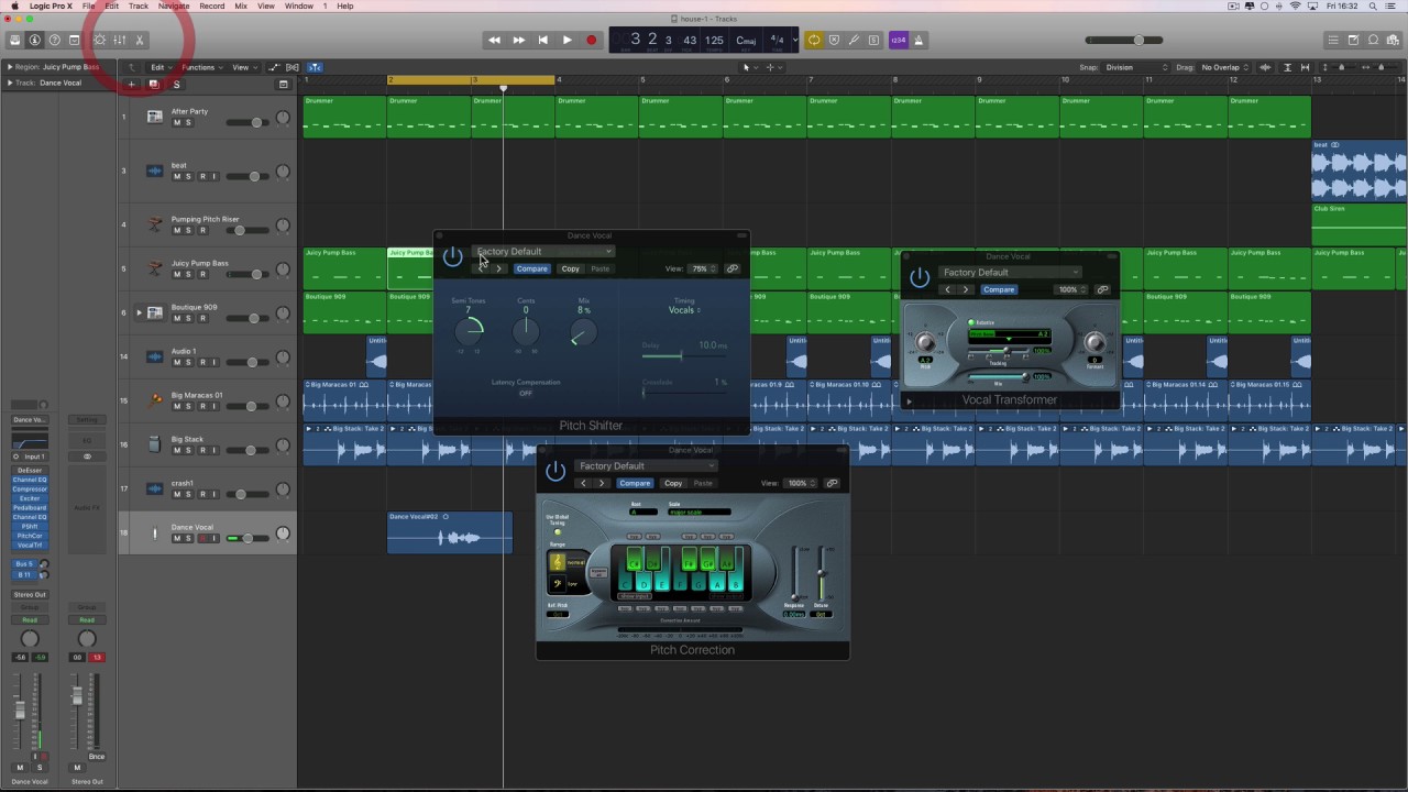 House music / beat 1(c) - Logic Pro X - YouTube