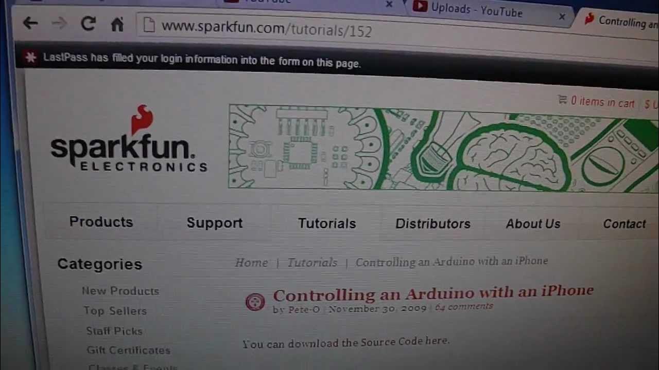 OSC Processing and Arduino - YouTube
