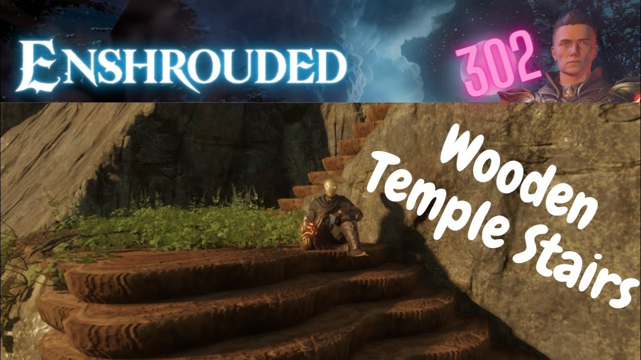 Custom Enshrouded wooden stairs and how to make them - YouTube