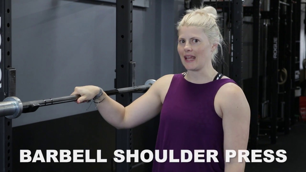 How To Barbell Shoulder Press | Edge Body Boot Camp Omaha Exercise ...
