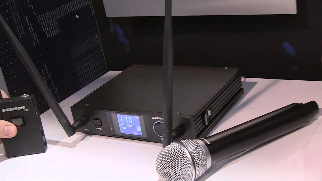 Samson Synth 7 UHF Wireless System [NAMM 2014] - YouTube