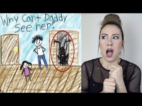 ÇOCUKLARIN ÇİZDİĞİ KORKUNÇ RESİMLER (Tepki)