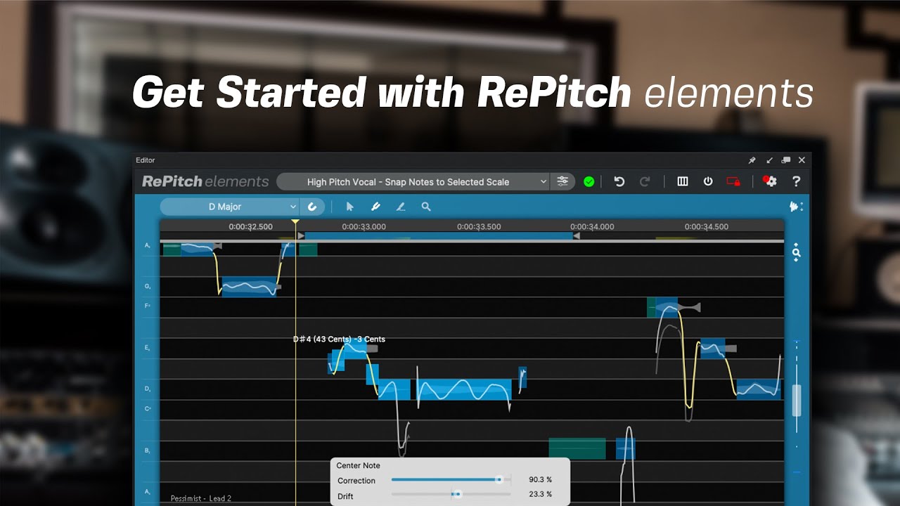 Tune Vocals Fast & Naturally | Get Started with RePitch Elements - YouTube