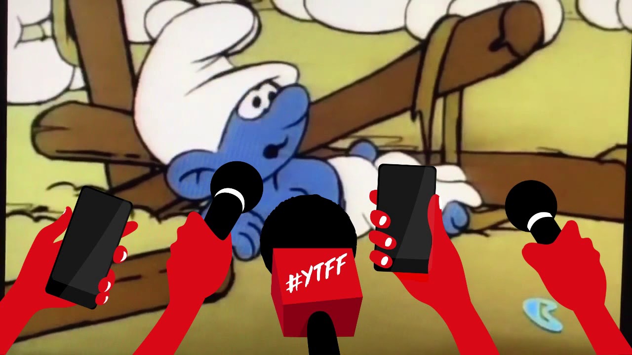 Smurfs clumsy luck colorful - YouTube