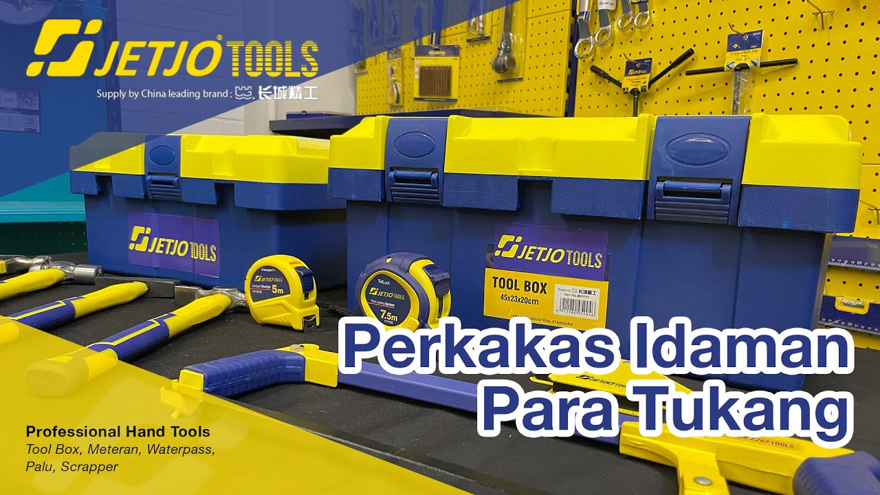 PERKAKAS IDAMANNYA TUKANG DARI JETJO TOOLS (Meteran, Palu, Gergaji ...