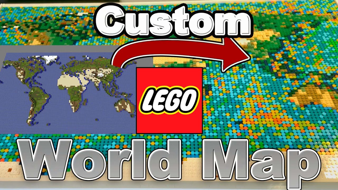 Upgrading the LEGO World Map W/ Minecraft! (Part 2) - YouTube