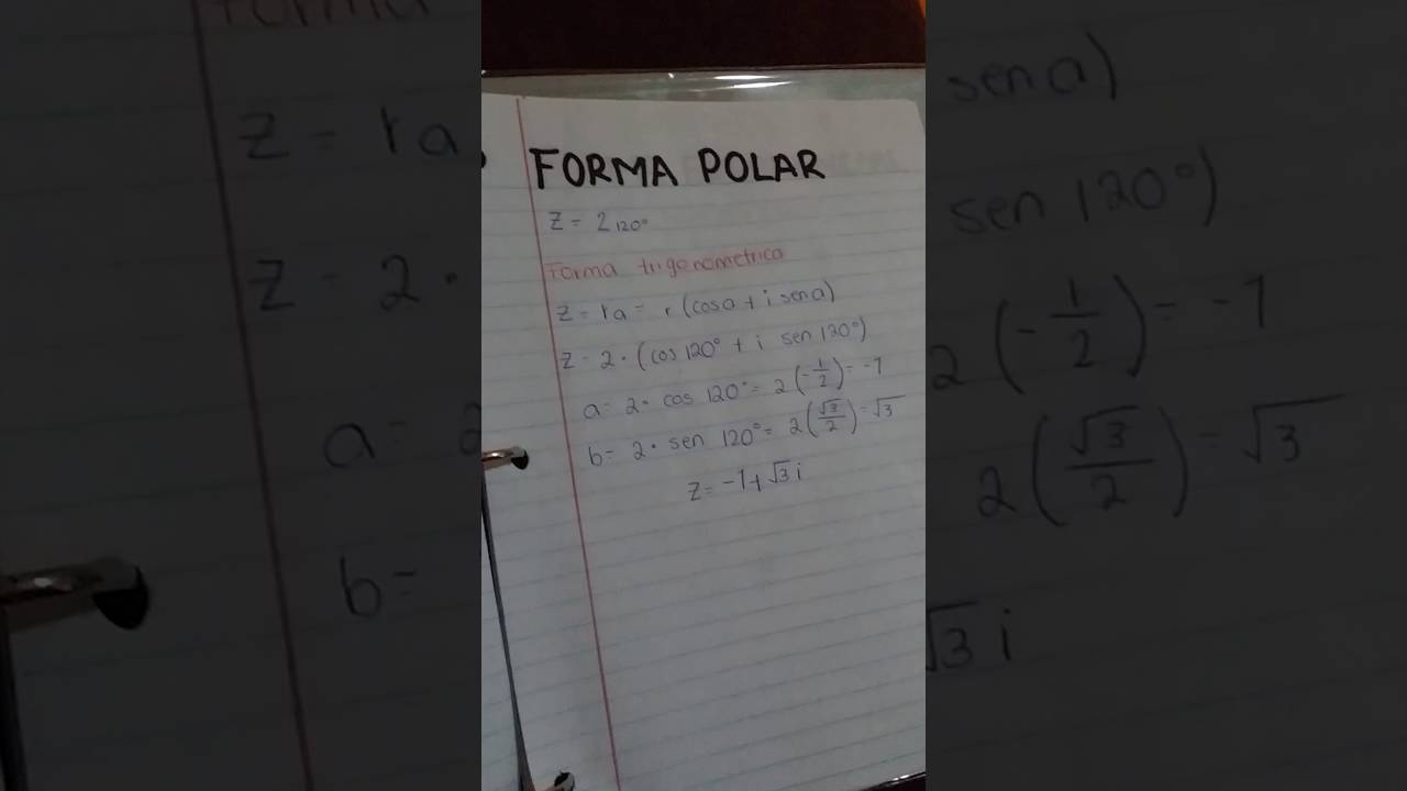 NUMEROS IMAGINARIOS BINOMICA, POLAR Y EXPONENCIAL - YouTube