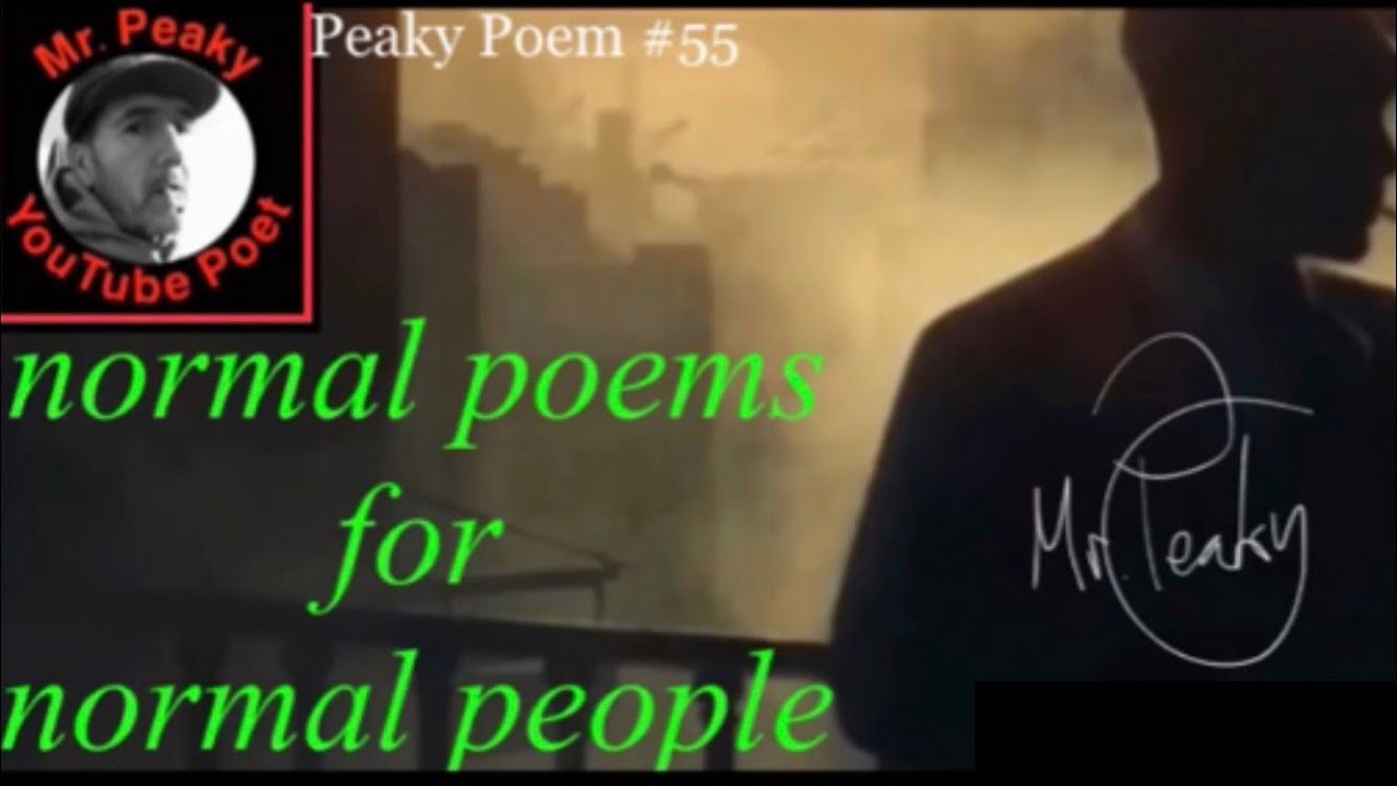 normal poems for normal people. #AdultPoetry #SpokenWord - YouTube