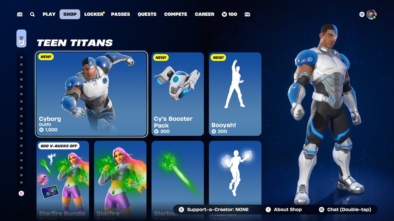 *NEW* CYBORG SKIN FORTNITE ITEM SHOP 7/19/2025 - YouTube