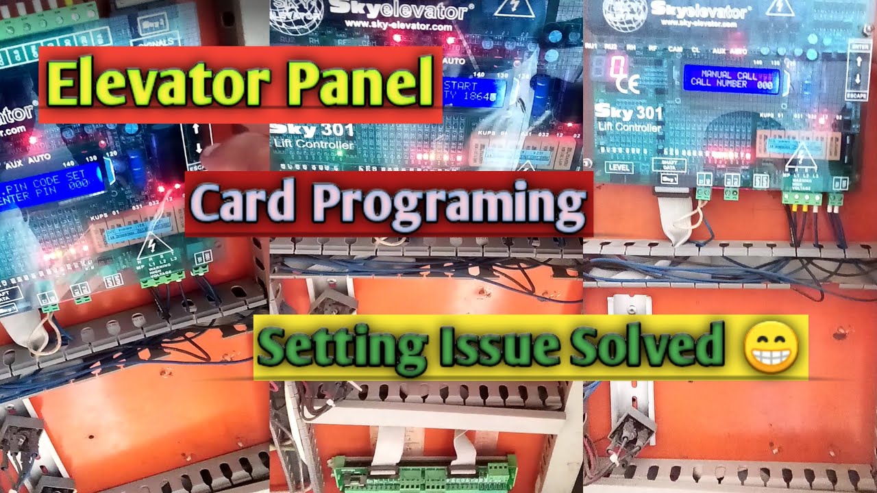 How to program an elevator panel card skylink elevator🤔 - YouTube