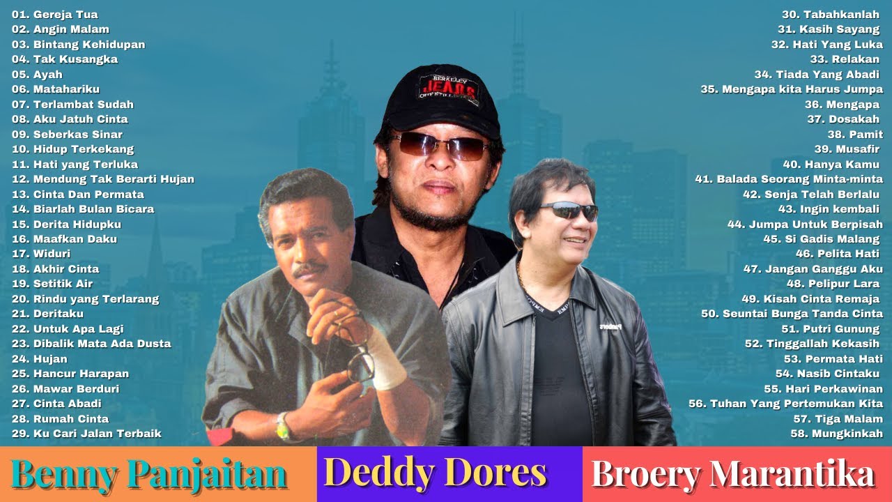 Benny Panjaitan (Panbers), Broery Marantika, Deddy Dores - Lagu Lawas ...