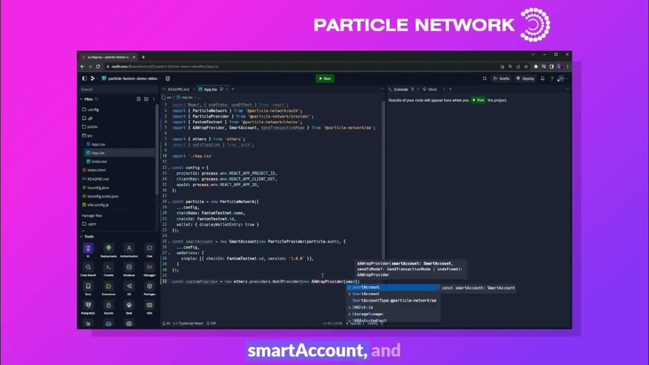Effortless User Onboarding on Fantom with Particle Network's Smart WaaS: A 10-Minute Guide - YouTube