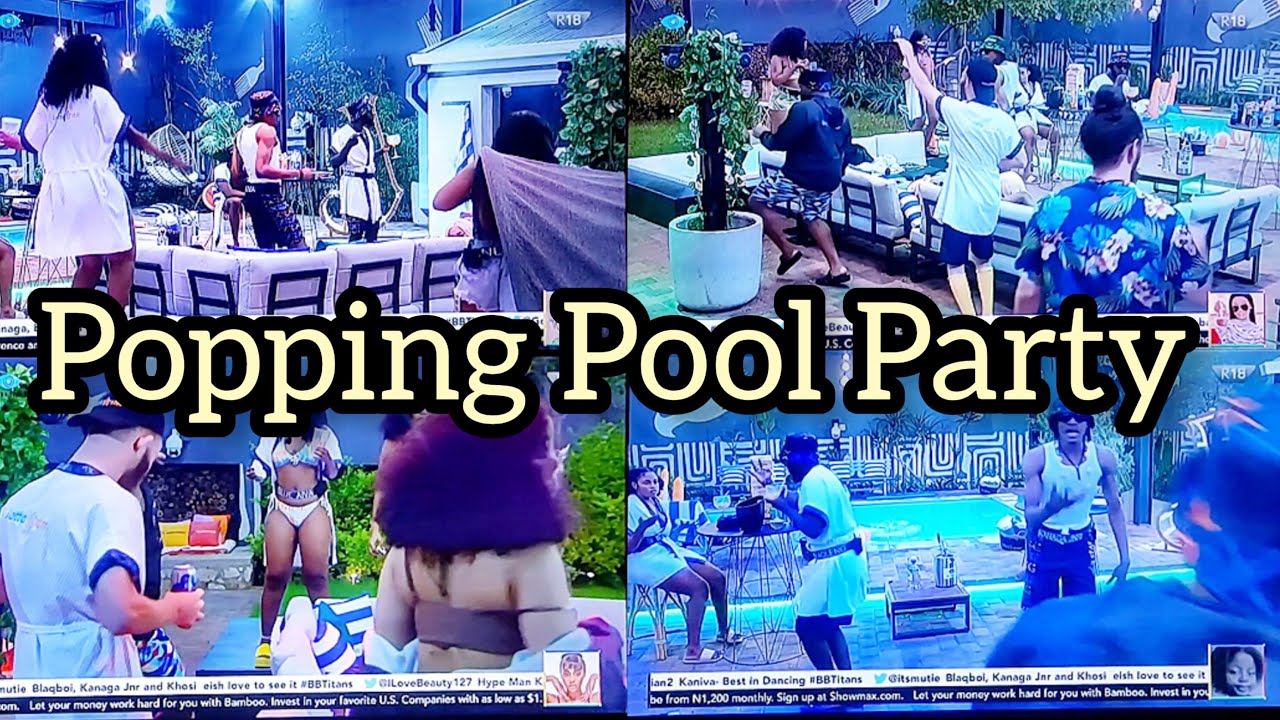 POPPING TITAN POOL PARTY - YouTube