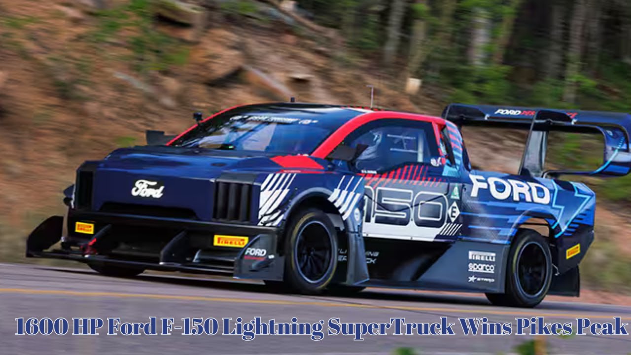 1600 HP Ford F-150 Lightning SuperTruck Wins Pikes Peak | 8 Minutes 53. ...
