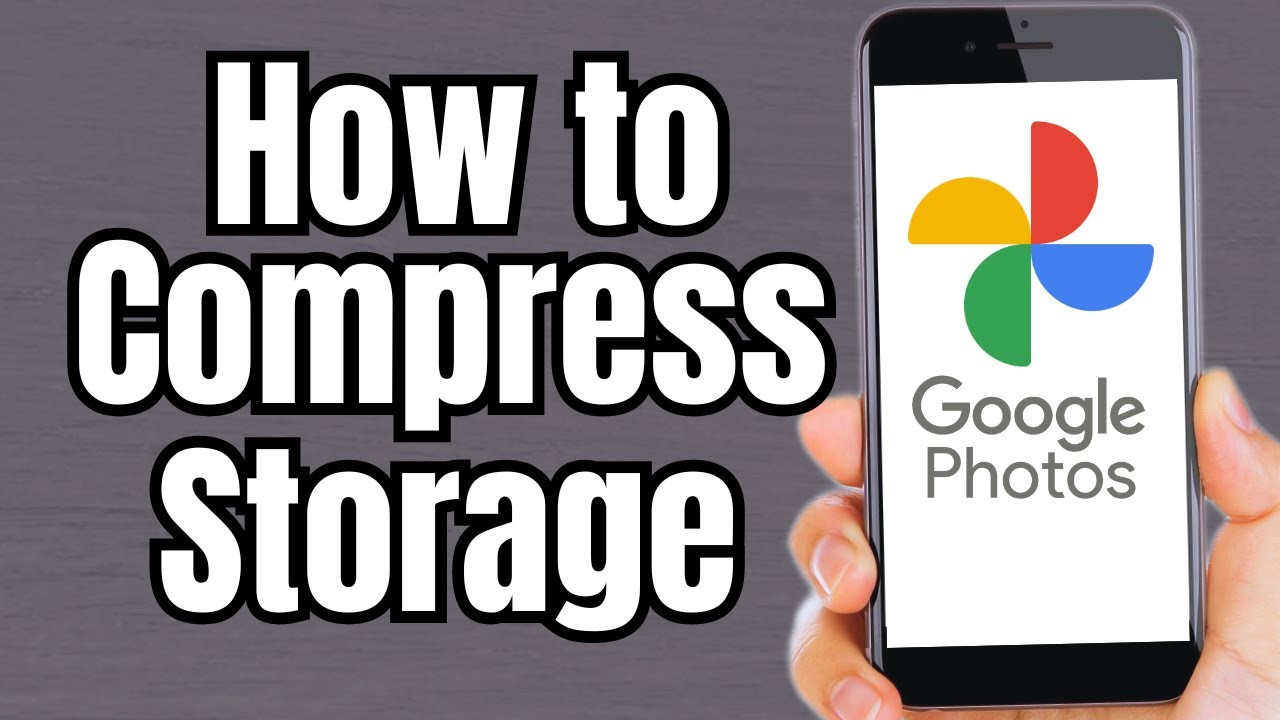 How to Compress Google Photos Storage - YouTube