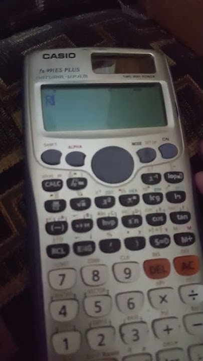 scientific calculator cheating method for exam - YouTube