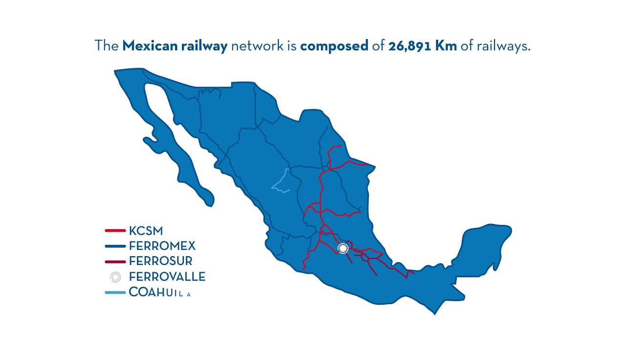 Facts about the railway industry in Mexico - YouTube
