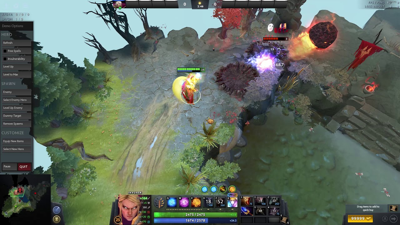 Dota 2 how carl is played - YouTube