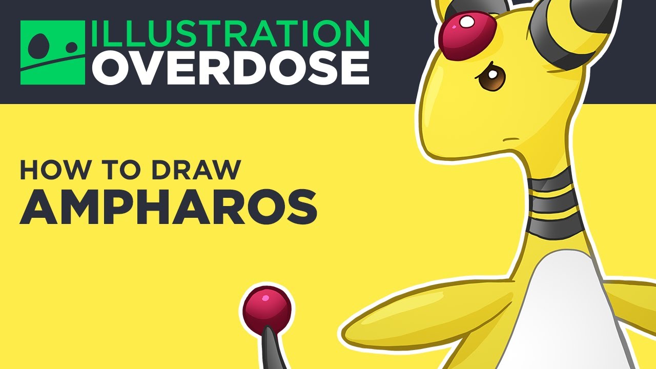 How to Draw Ampharos (Pokemon No. 181) - YouTube