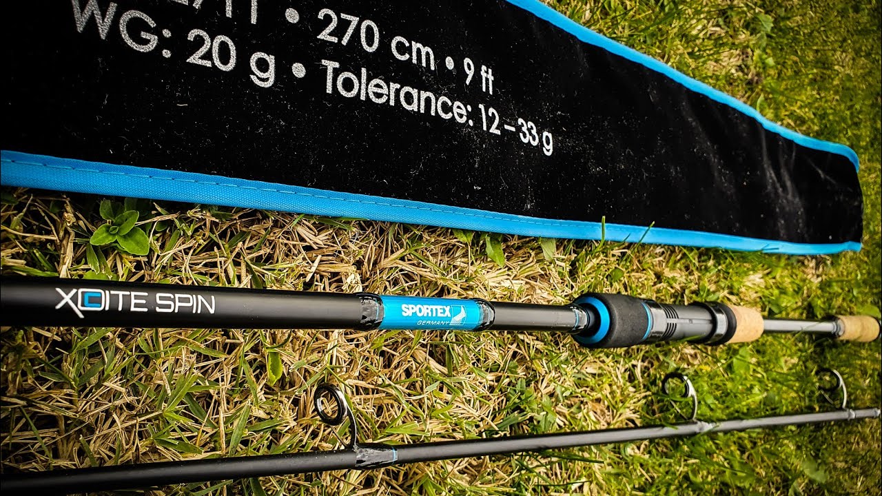 testing new SPORTEX XCITE SPIN - 270cm/ 12-33g - YouTube