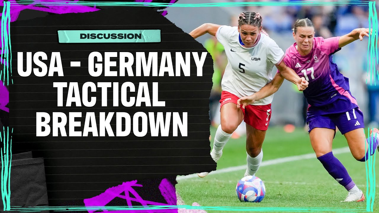 USWNT vs. Germany Full Tactical Breakdown & Analysis | Attacking Third ...