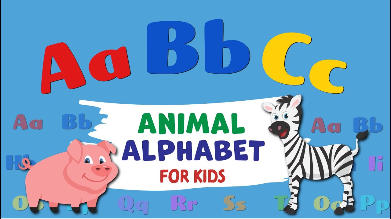 Learn the Alphabet with Animals for Kids! - YouTube