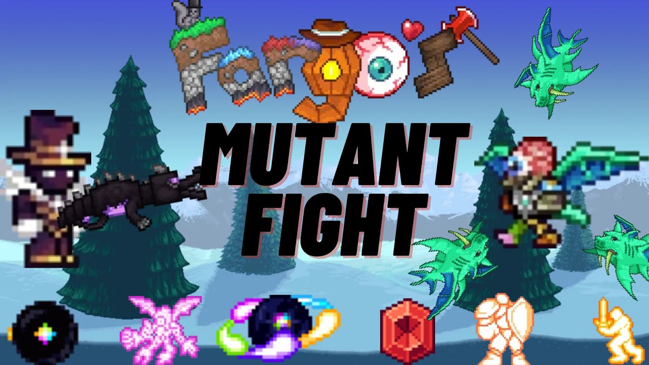 Terraria - Fargo's Soul Mod - Mutant Fight - YouTube