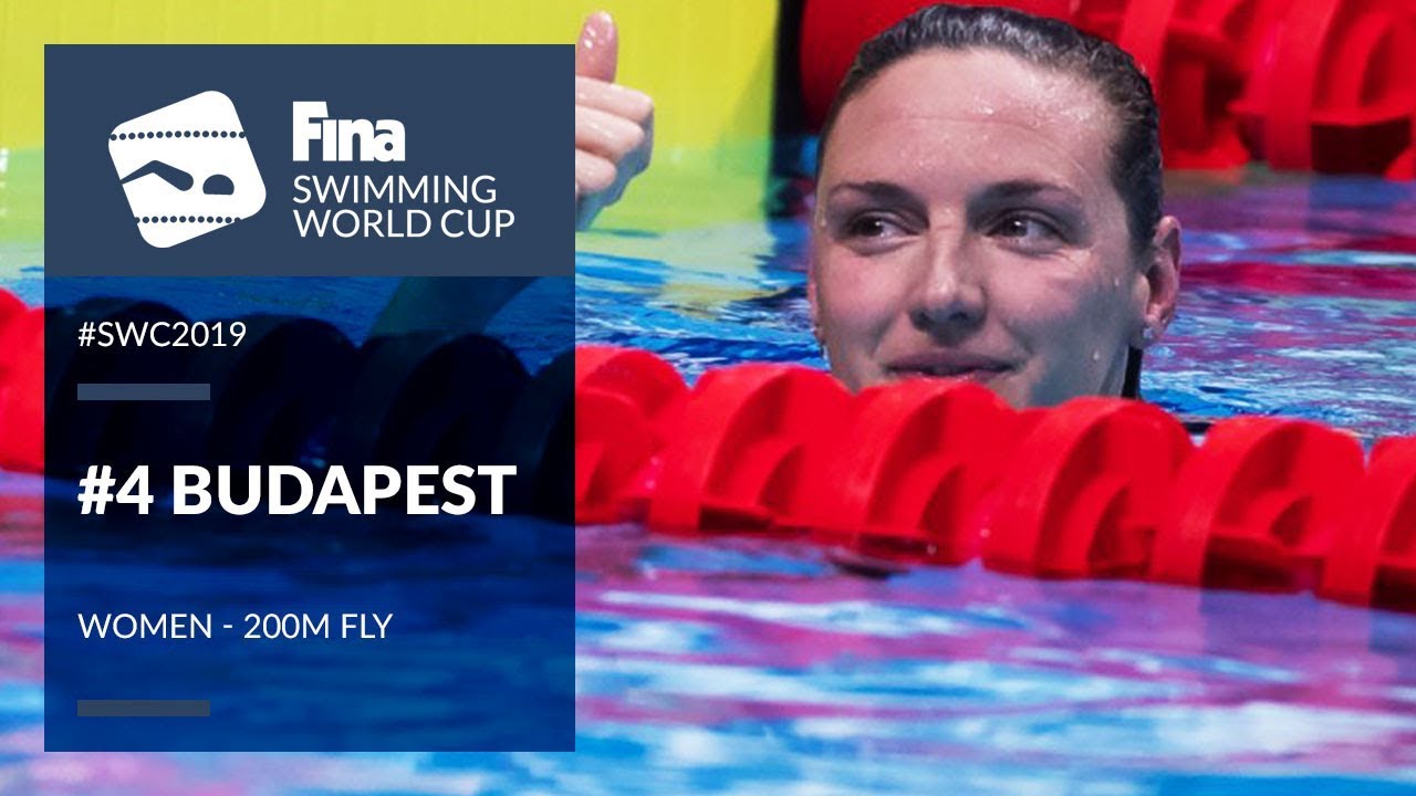 Women's 200m Fly | Day 1 Budapest #SWC19 | FINA Swimming World Cup 2019 ...