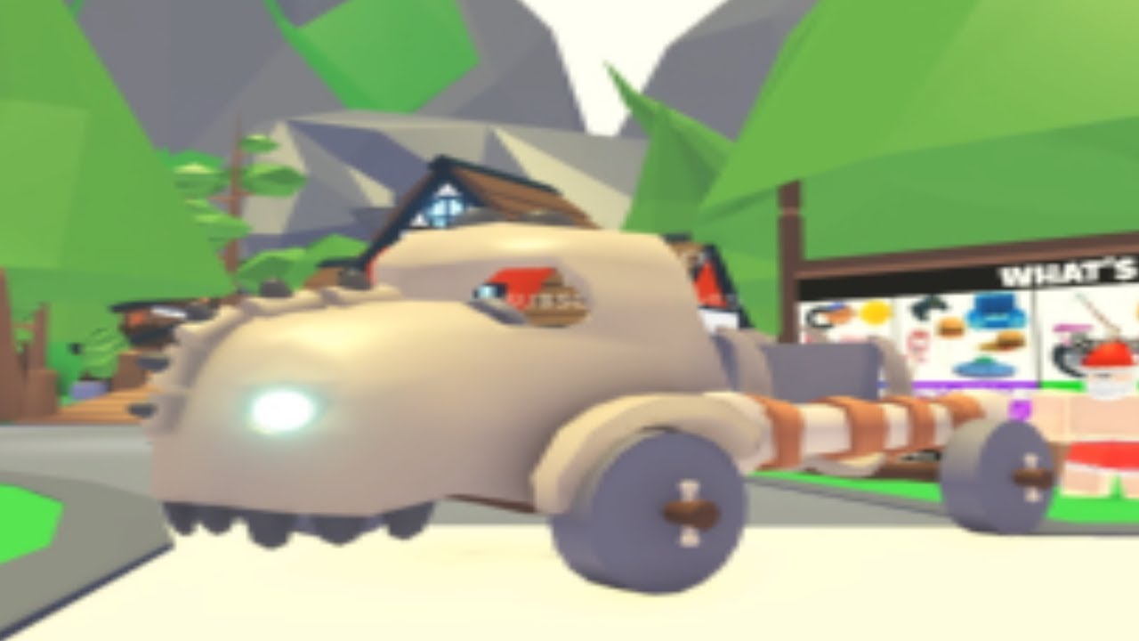 I got the Dino Truck in Adopt me - YouTube