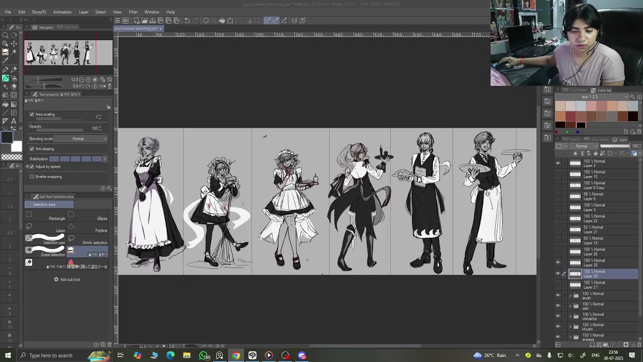 Learn to Sketch FAST with BASIC Techniques 2 : Live Sketching session ...