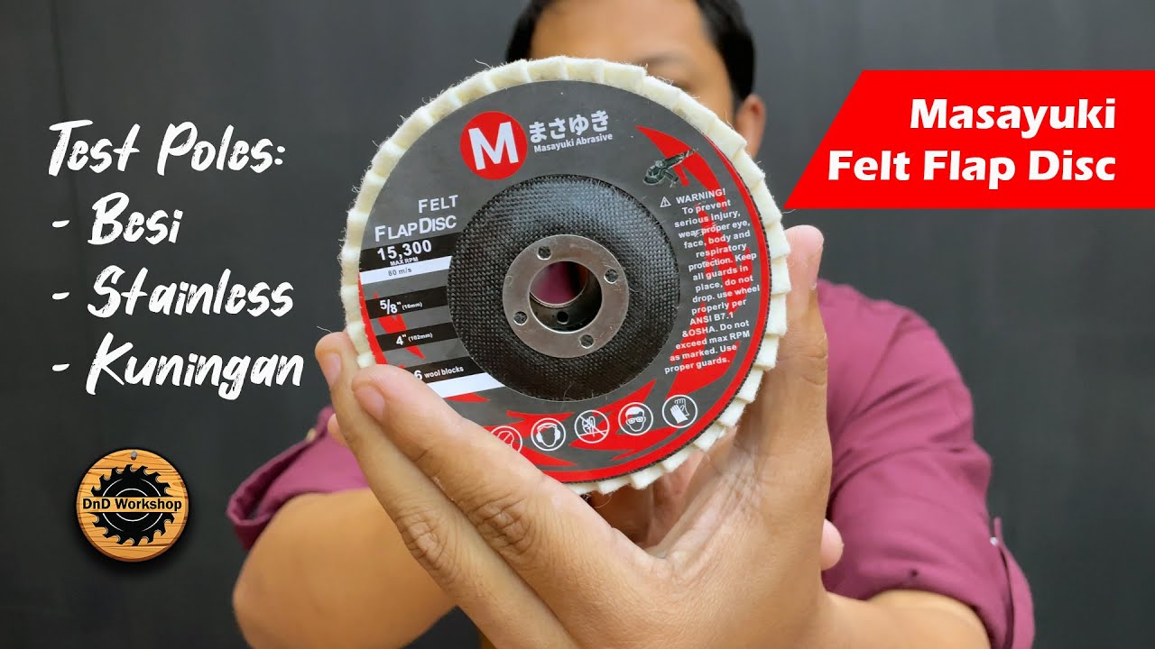 Mata Gerinda Poles Wool untuk Besi Stainless dan Kuningan Hasilnya ...