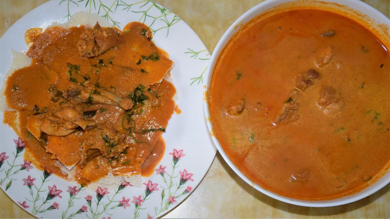 Kori Pulimunchi and Rasa (Chicken Curry/Gravy) for Rice Rotti ...