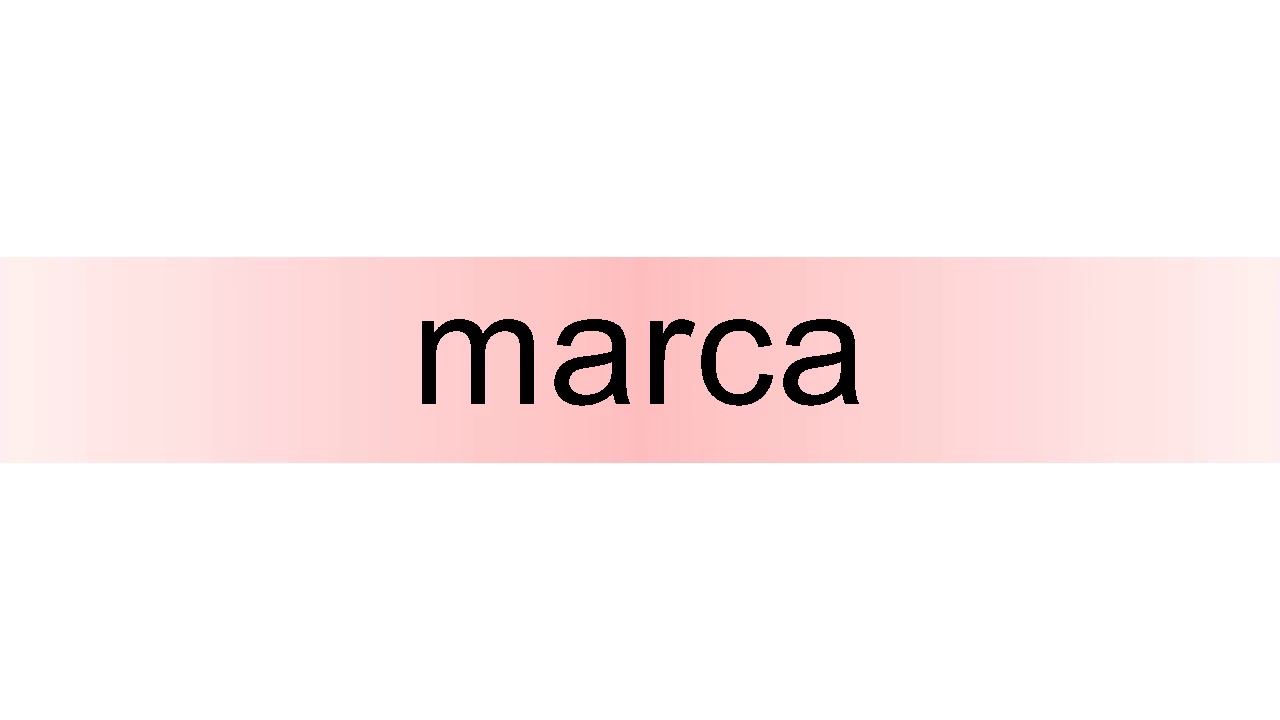 How to pronounce marca - YouTube