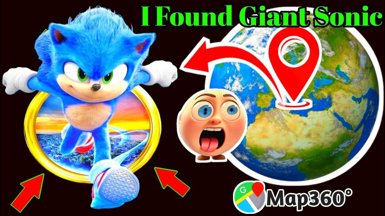 I found a very giant sonic on google maps and google earth 🌎 #viral # ...