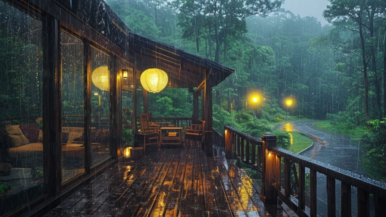 12 hours of Natural Thunder and Rain | Sleep Well & Study - YouTube